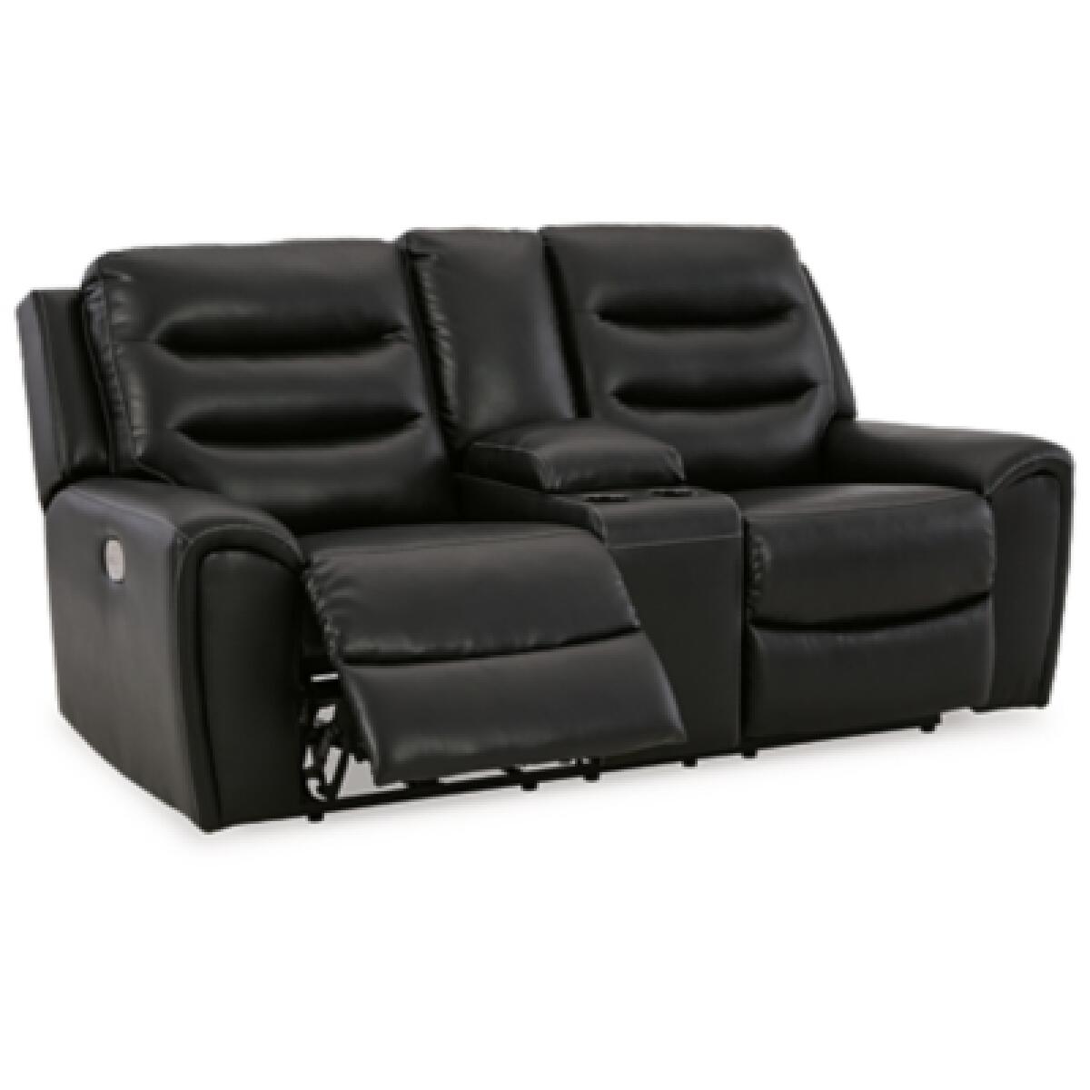 Warlin Power Reclining Loveseat with Console - Room to Room Furniture ...