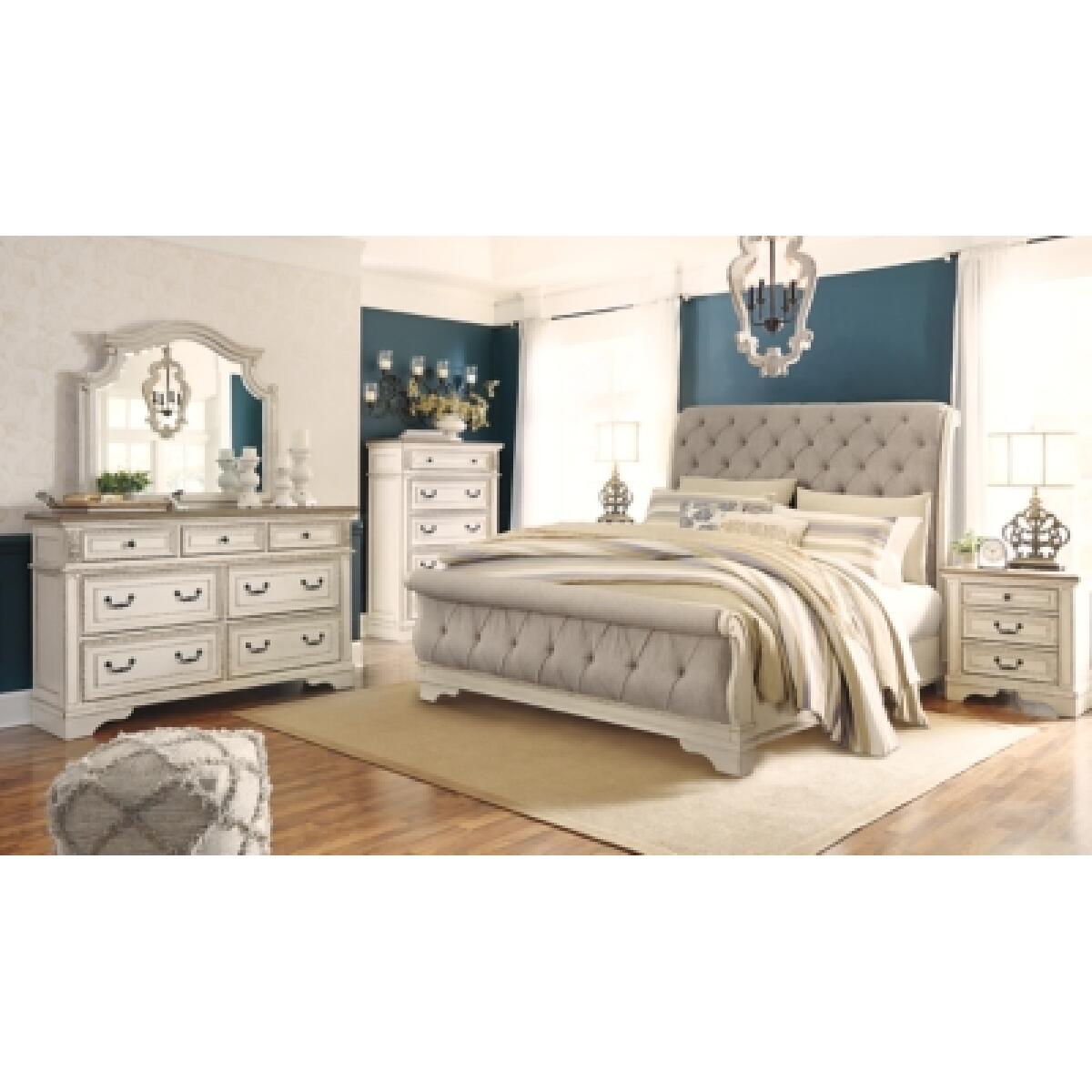 Realyn King Sleigh Bed - Room to Room Furniture - Tupelo, MS Furniture ...
