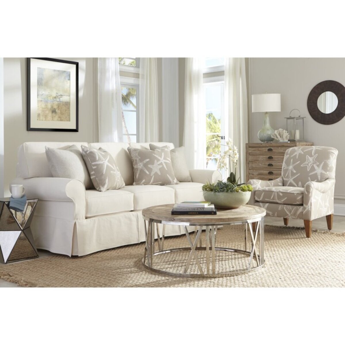 Nantucket Slip Sofa A910-000-PB Natural - Room to Room Furniture ...