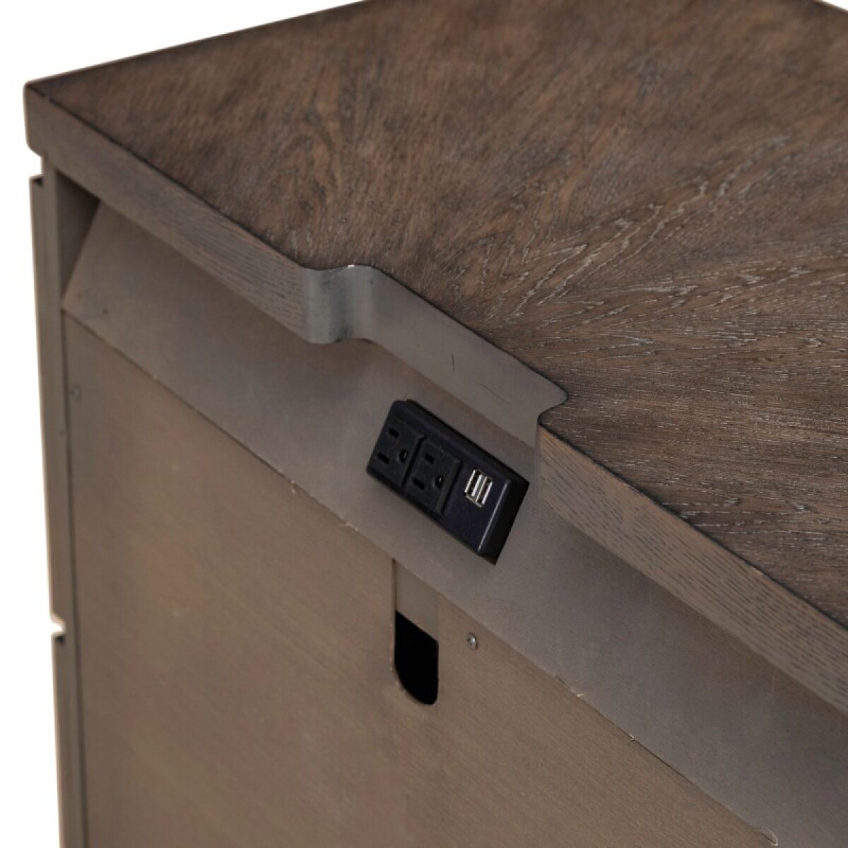 Cascade Falls Nightstand w/ Charging Station - Room to Room Furniture ...